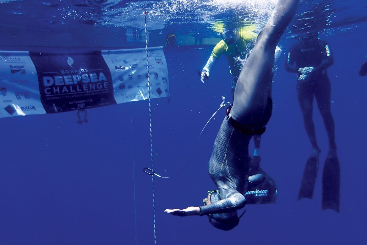 Carlos Coste Sets Two Records During Bonaire Deepsea Challenge - ALL AT SEA