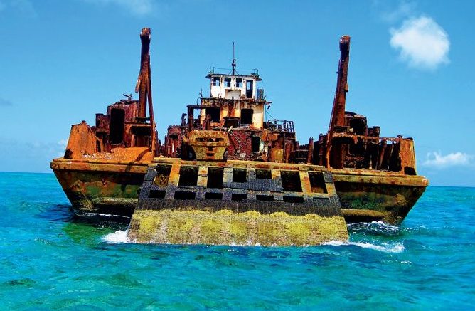 Unexplored Hogsty Reef Atoll - ALL AT SEA