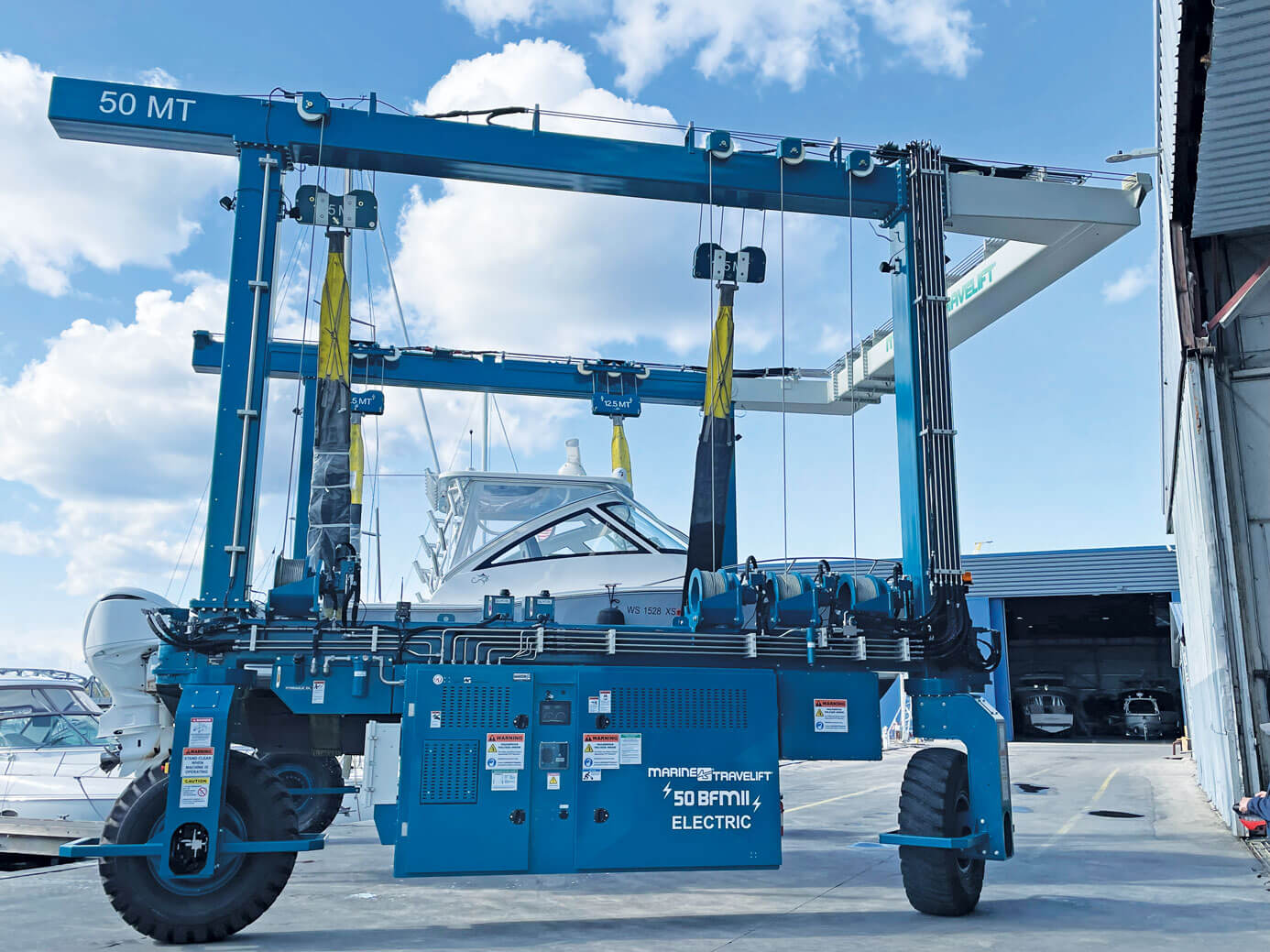 Marine Travelift Launches Electric Boat Hoist Series - ALL AT SEA